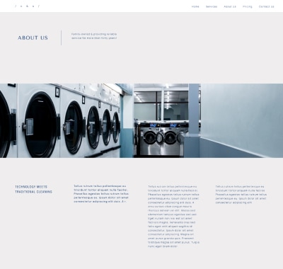 About Us - Dry Cleaning | Elementor Kit Library