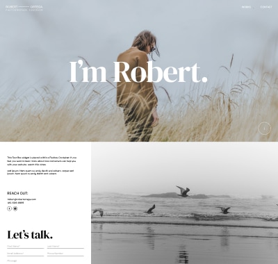 Contact - Nature Photography | Elementor Kit Library