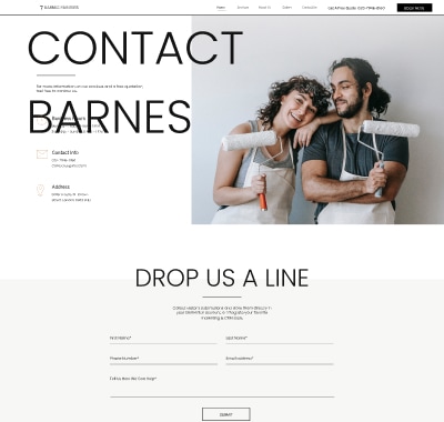 Contact Us - Painting Company | Elementor Kit Library