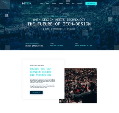 Home Page - Technology Conference | Elementor Kit Library