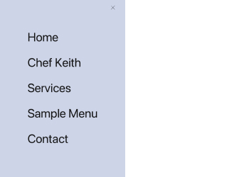 Slide-In | Menu | Personal Chef - Library