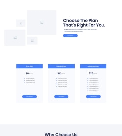 Wireframe - Pricing 1 - Flexbox - Library