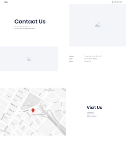 Wireframe - Contact 2 - Flexbox - Library